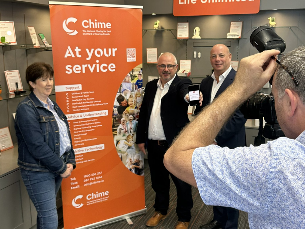 Vodafone Irelands Real-Time Text (RTT) service - Chime